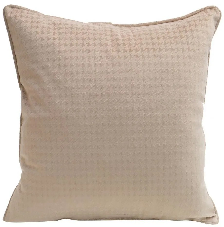 Dekorační povlak na polštář 40x40 Amelia beige velvet peplite Eurofirany