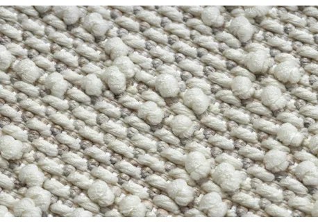 koberec NANO EM52A Diamanty, smyčkový, plošně tkaný bílá velikost 140x190 cm | krásné koberce cz