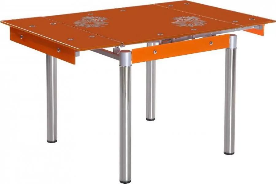 Falco Jídelní stůl GD-082 rozkládací oranžový