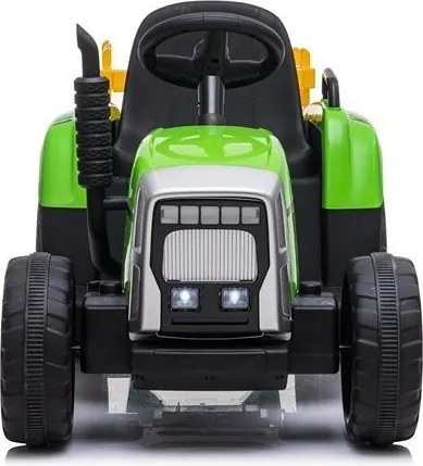 LEAN CARS Bateriový traktor s přívěsem XMX611 zelený