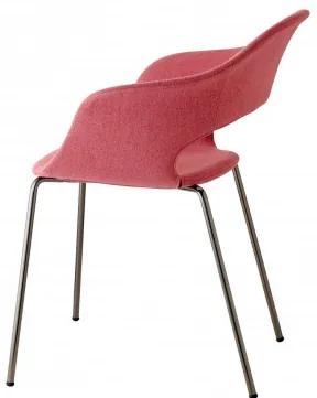 Scab Čalouněná židle LADY B POP Barva kostry chromová kostra HODNOTY čalounění Scab Fabric T9 85 - růžová 2698