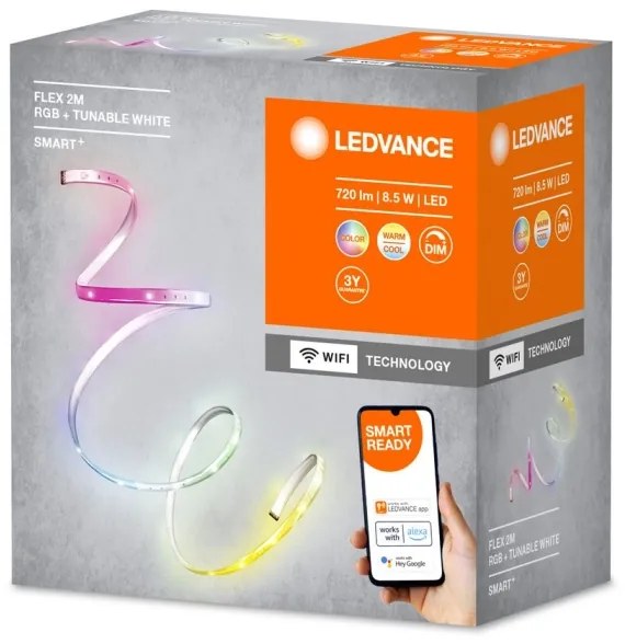 Ledvance - LED RGB+TW Stmívatelný pásek SMART+ FLEX 2m LED/8,5W/230V Wi-Fi