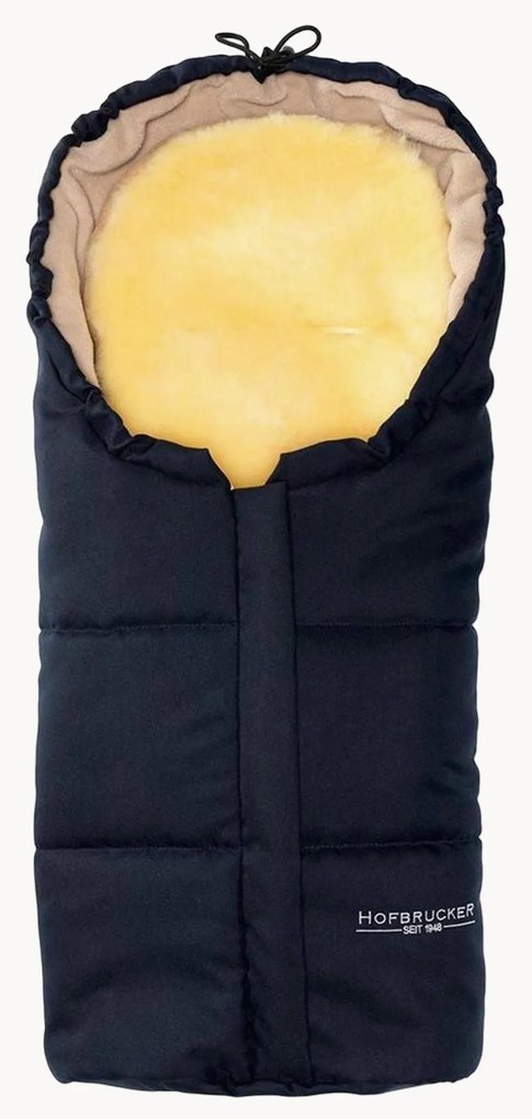 Zimní fusak z jehněčí kůže Leni