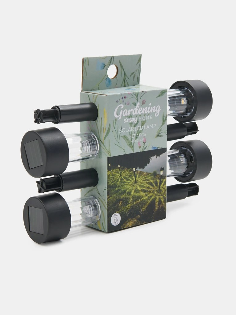 Sinsay - Solární LED světla 4 pack - černá