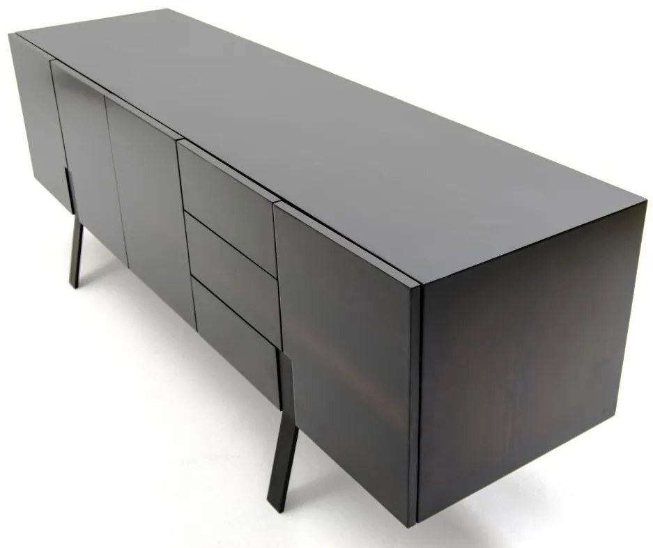 TV stolek Pingla 185 cm tmavě hnědý