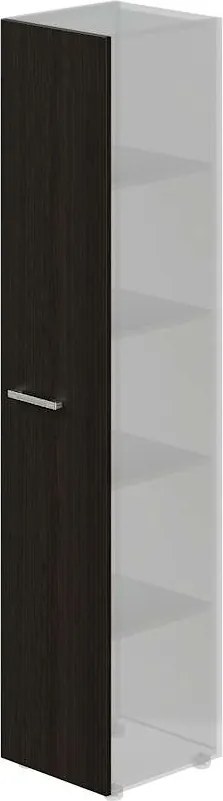 Dveře na skříň TopOffice 39,9 x 40,4 x 196,5 cm, oboustranné, wenge