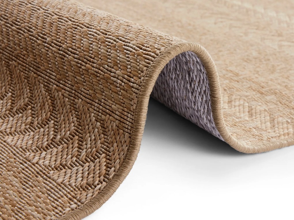 Hanse Home, Kusový koberec Forest 103995 Beige/Brown – na ven i na doma, 200x290, béžová, chodba / předsíň