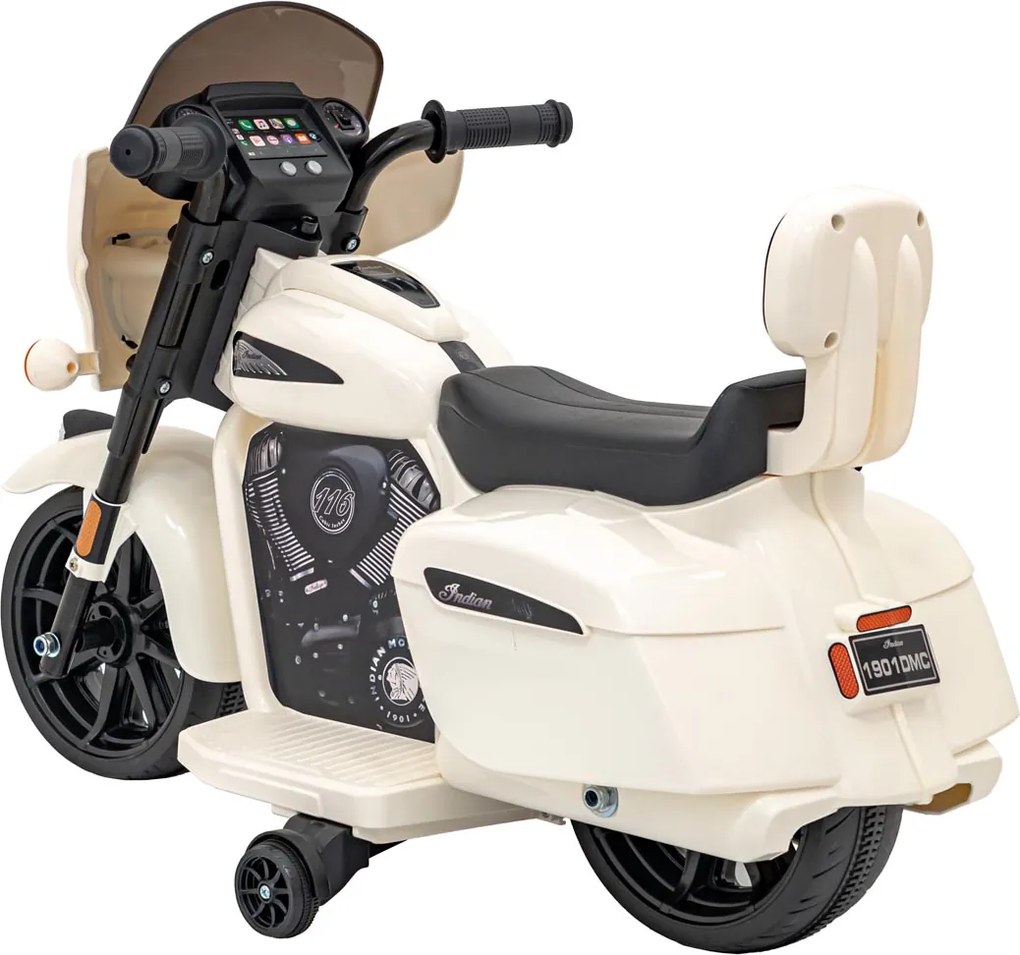Ramiz Dětská motorka Chopper INDIAN bílá