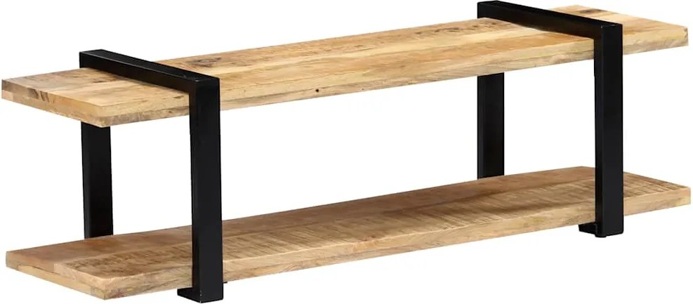 TV stolek 130 x 40 x 40 cm masivní mangovníkové dřevo 247883