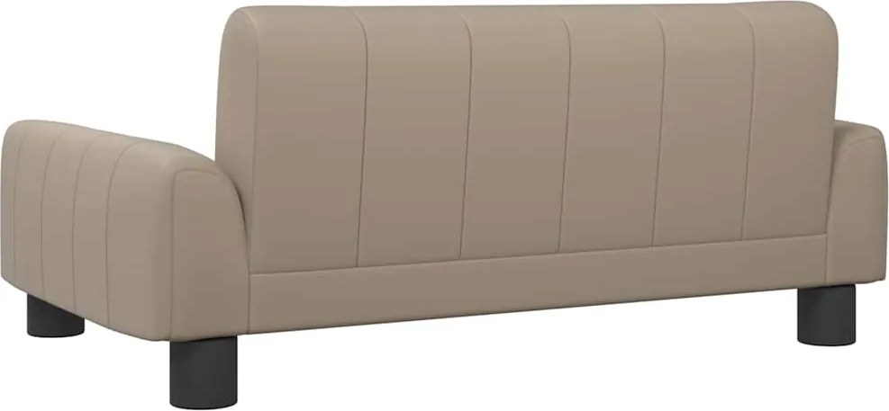 Pelíšek pro psy cappuccino 70 x 45 x 30 cm umělá kůže 171867