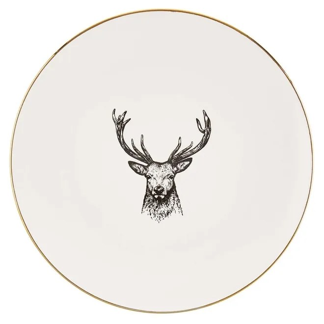 Butlers ALPINE LODGE Snídaňový talíř jelen 21,5 cm