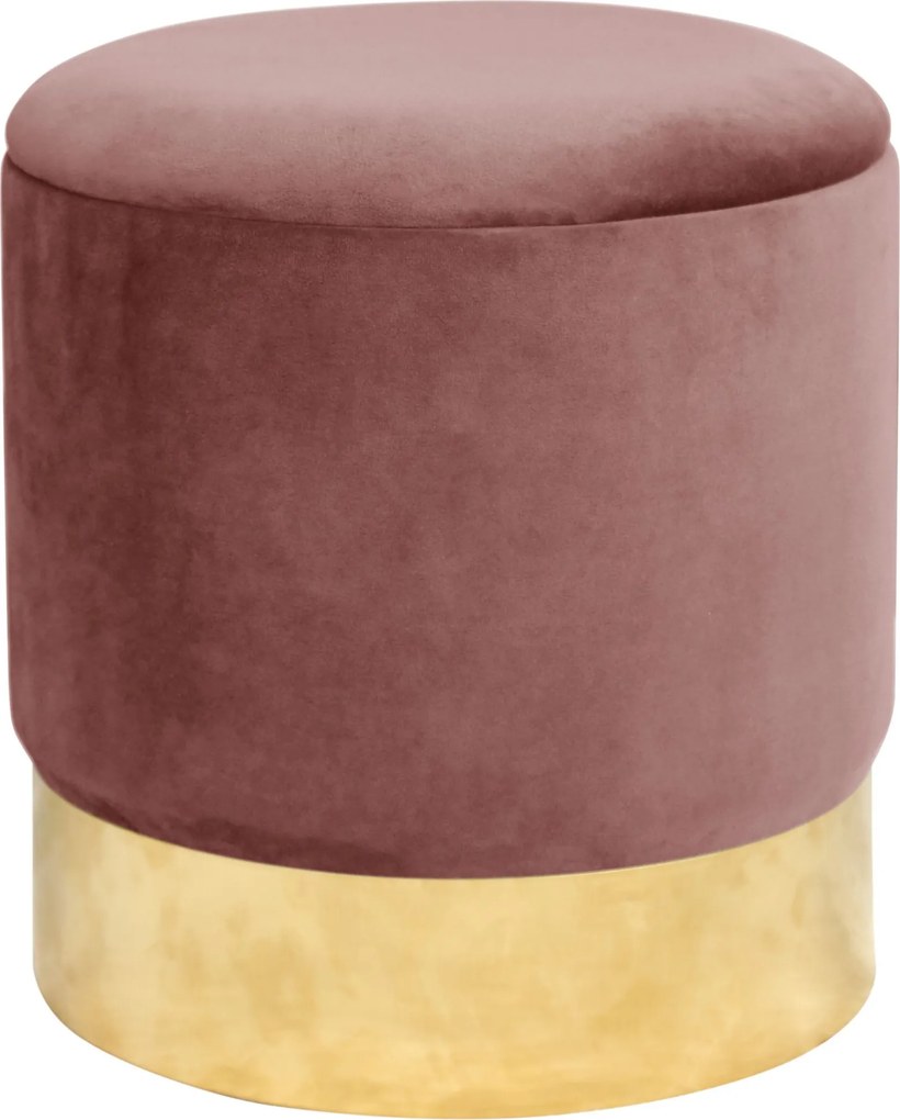 Taburet Golden růžová