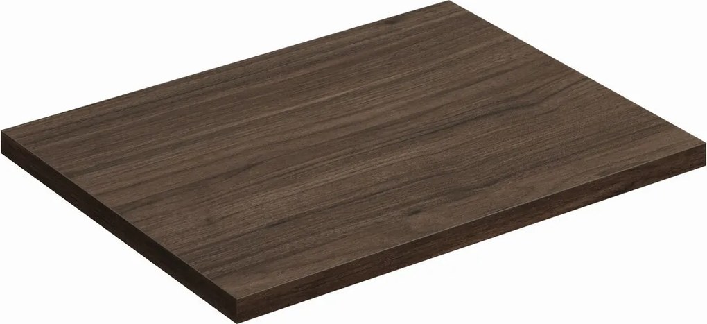 Koupelnová sestava Villa s deskou a zrcadlem 60 cm ořech