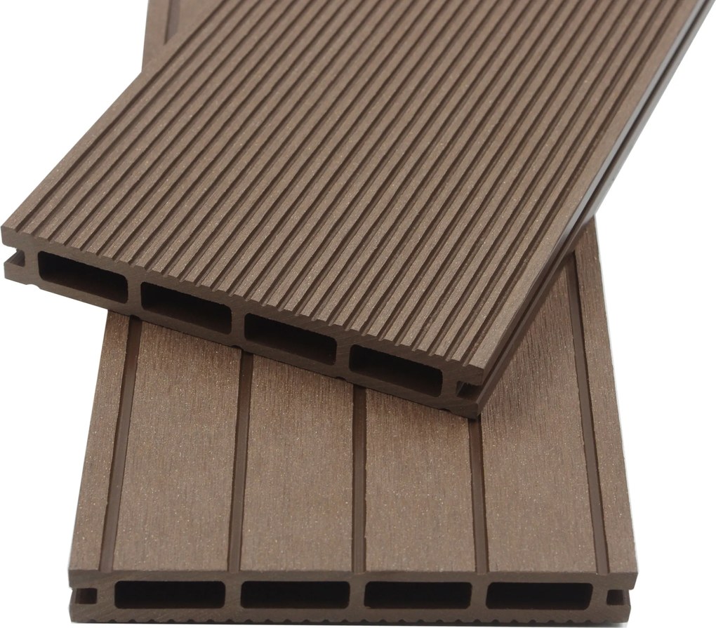 Home Deluxe WPC terasová prkna Samana (2m², tmavě hnědá)