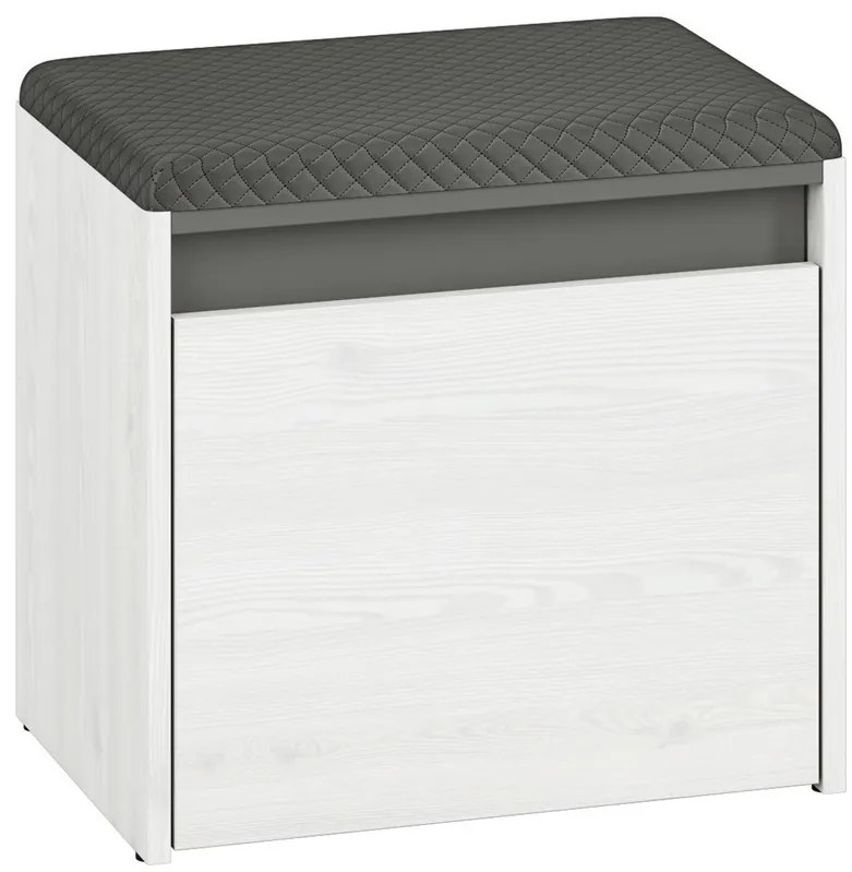 Casarredo Botník s výklopnými dvířky FARFARA borovice sněžná/antracit