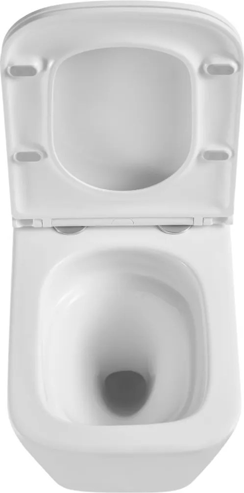 Závěsný set GEBERIT Duofix Basic+ WC TEO Rimless 51 x 35 cm + pomalu padající deska Slim, bílá, 3385XX00+39070100