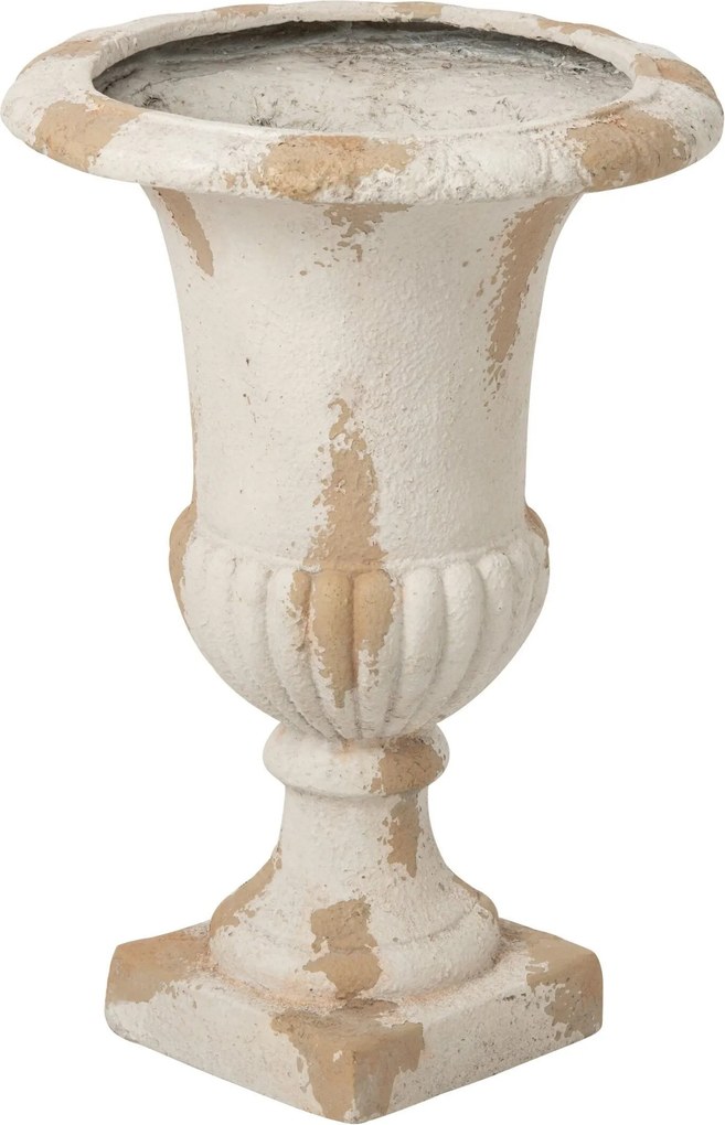 Béžový antik květináč Antiqou French - Ø 48*71 cm