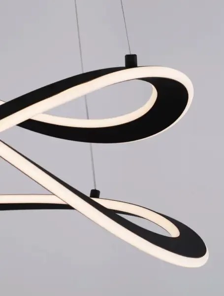 Designový lustr Celestia černá