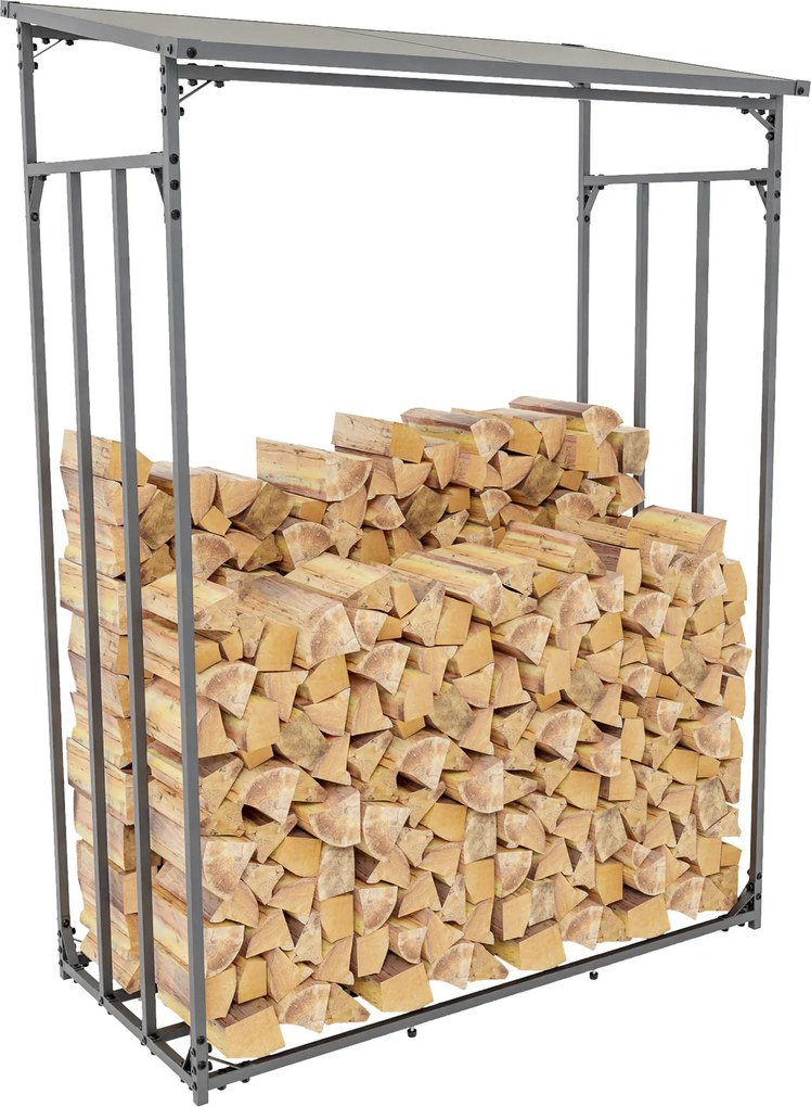 Přístřešek na palivové dřevo Ruston Aluminium L – antracitová