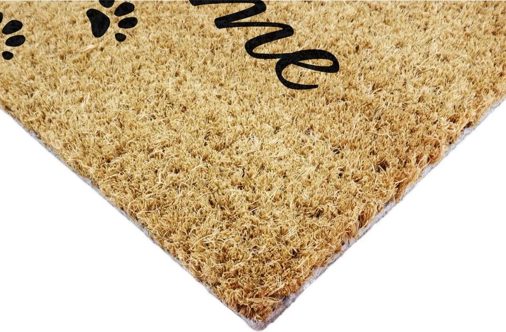 Rohožka z kokosového vlákna 60x90 cm Welcome Paws – Artsy Doormats