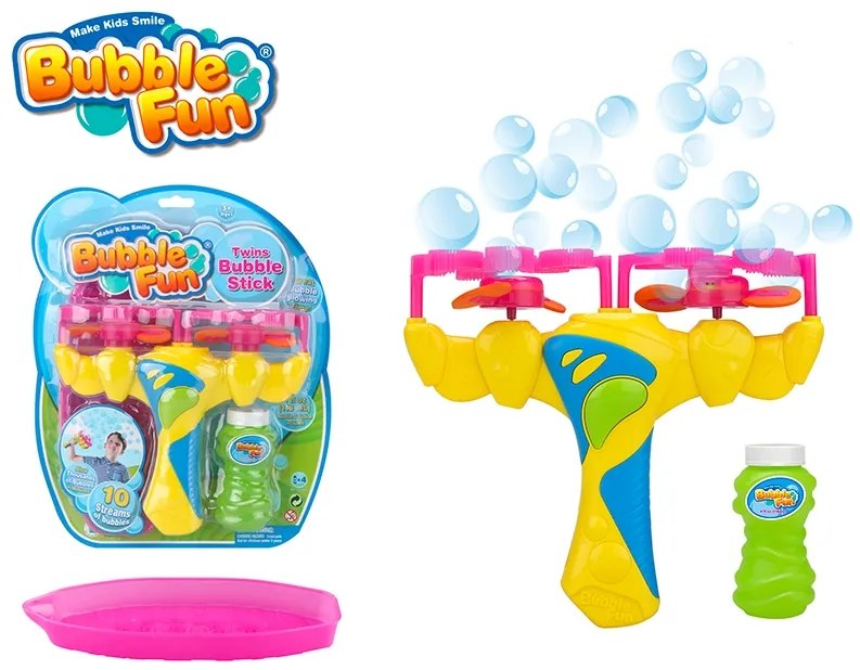 Bubble Fun Bublifuk Double Twinjet s náplní 118 ml