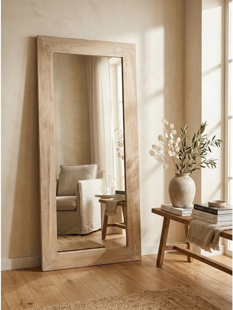 Nástěnné zrcadlo s dřevěným rámem 82x172 cm Tiziano – Yes Everyday