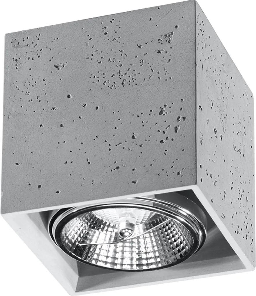 Sollux Lighting Stropní svítidlo VALDE beton