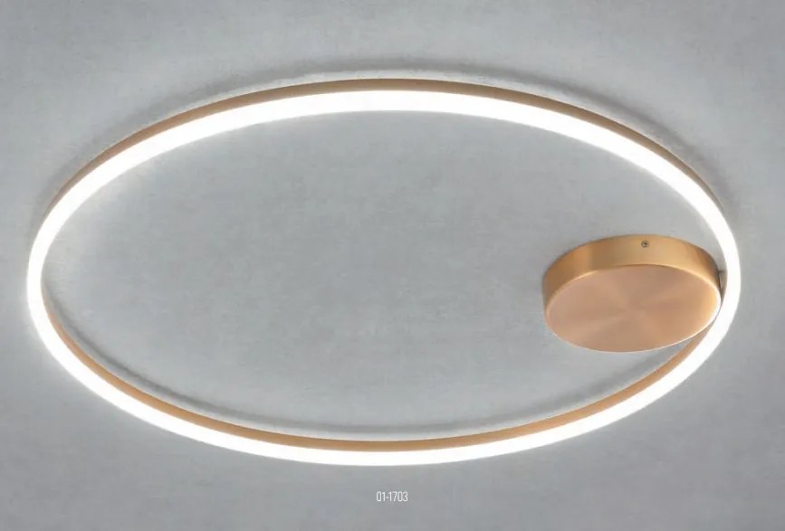 Redo Nástěnné/stropní led svítidlo Orbit Barva: Bílá Direct, Chromatičnost: 3 000 K (teplá bílá) Triac, Ø - Průměr: 60cm