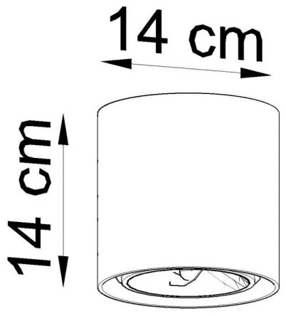Sollux SL.0645 - Bodové svítidlo CULLO 1xGU10/ES111/40W/230V