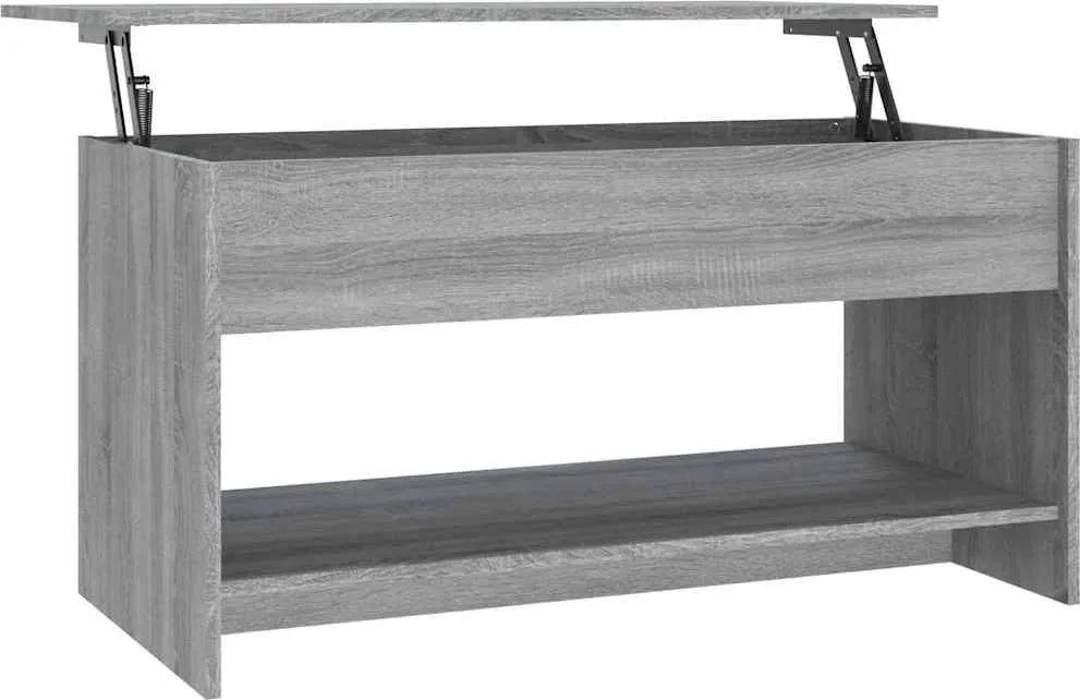 vidaXL Konferenční stolek 102 x 50 x 52,5 cm kompozitní dřevo [809647] Barva: Černá