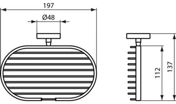 Ideal Standard IOM Držák na mýdlo drátěný A9112AA