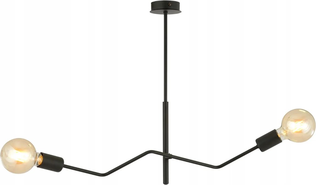 Stropní svítidlo Emibig 2xE27 60W Frix 2 Černá