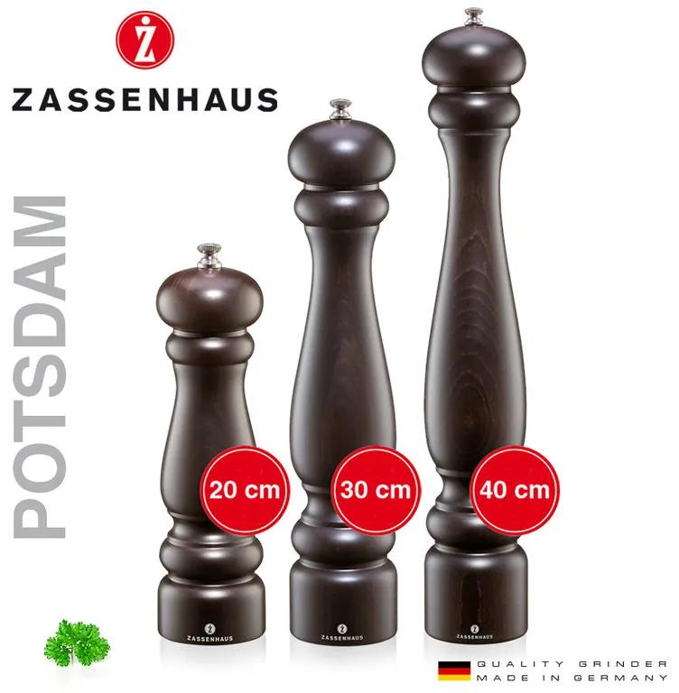Zassenhaus POTSDAM - Mlýnek na pepř černý matný 20 cm
