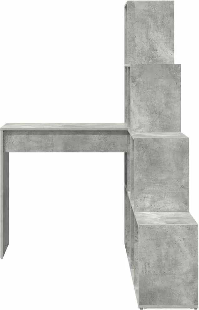 Rohový psací stůl Betonově šedá 101,5 x 149,5 x 149,5 cm 3337244