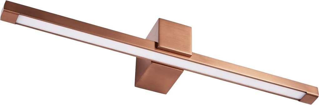 Toolight Rea, Koupelnové nástěnné LED svítidlo SWE053-1W 60 cm COPPER BRUSH, OSW-20153