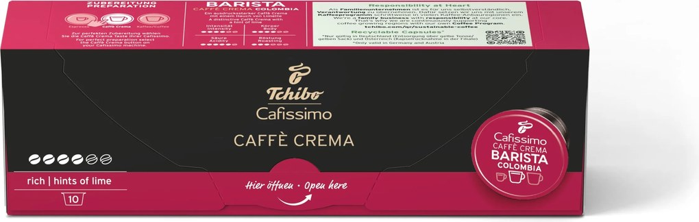 Cafissimo Barista Caffè Crema Colombia - Intenzita: 4/6
