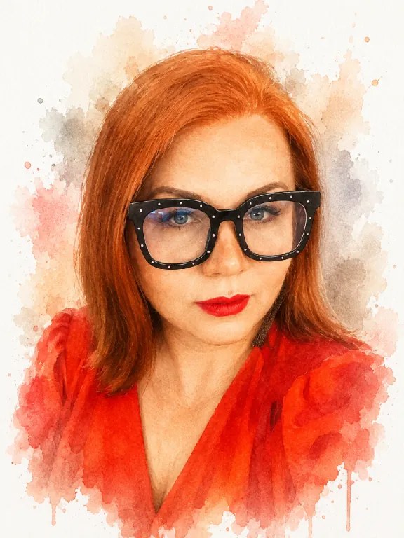 Akvarelová romance – Osobitý portrét na plátně z vaší fotky