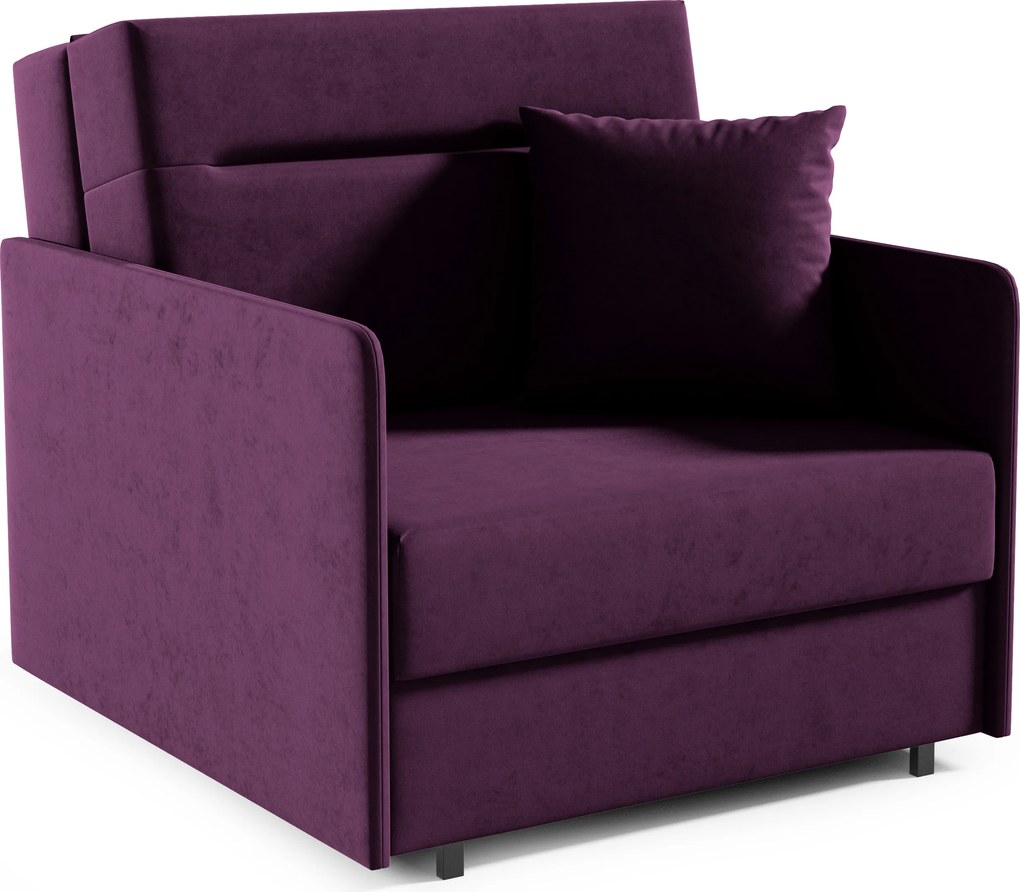 Eka Pohovka AMERYKANKA 172, 90 cm Barva látky: Černá (Kronos 07)