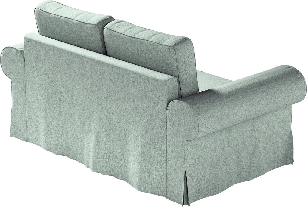 Potah na pohovku IKEA Backabro 2-místná, rozkládací barva zelená látka pletený vzor