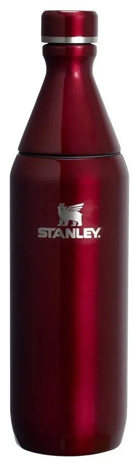 Vínová termoláhev z nerezové oceli 600 ml All Day Slim Bottle Garnet Shine – Stanley