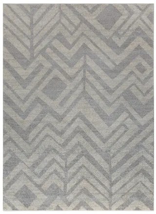 koberec SOFT 8028 ETHNO JEDLE, hnědá béžová velikost 140x190 cm | krásné koberce cz