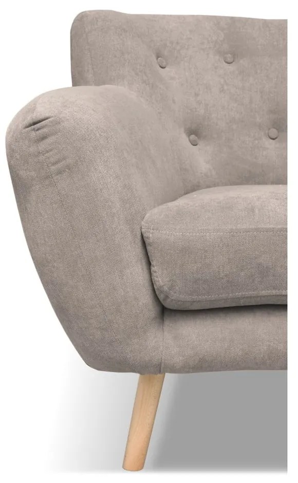 Šedobéžová pohovka Cosmopolitan design London, 162 cm