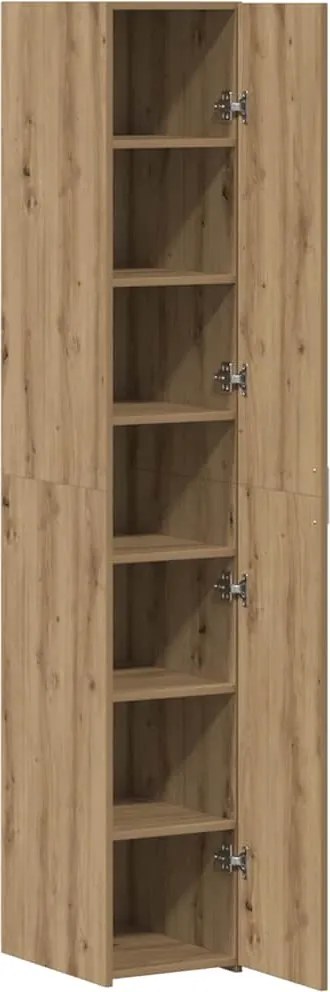 Vysoký bufet Artisanový dub 30 x 42,5 x 185 cm 3365577