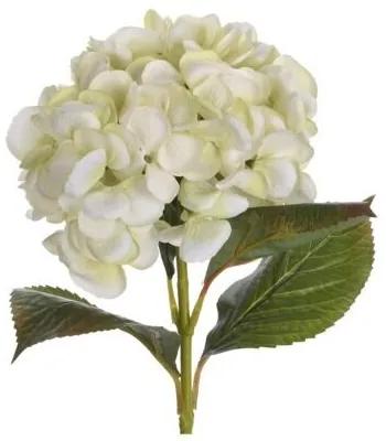 Umělá květina Hortenzie zelená, 65 cm