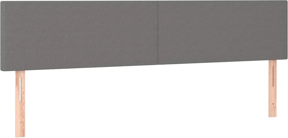 Box spring postel s matrací tmavě šedá 160x200 cm textil 3130122