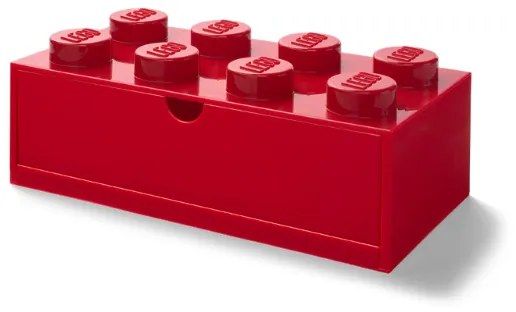 Stolní úložní box se zásuvkou Storage Box Drawer 8 | červená