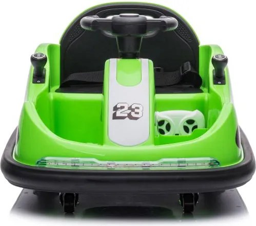 LEAN CARS Bateriové vozidlo GTS1166 LED světla dálkové ovládání zelené