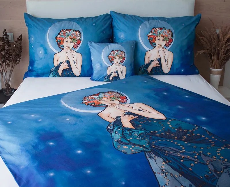 Matějovský povlečení Moon Bavlna deluxe Rozměr: 140 x 220 cm, 70 x 90 cm