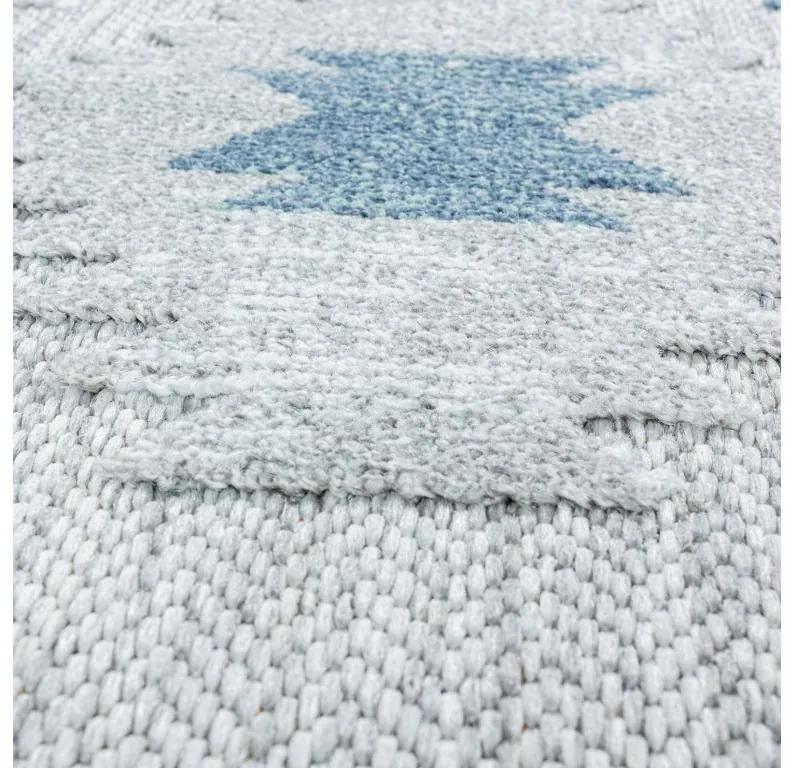 Ayyildiz Kusový koberec BAHAMA 5153, Modrá Rozměr koberce: 240 x 340 cm