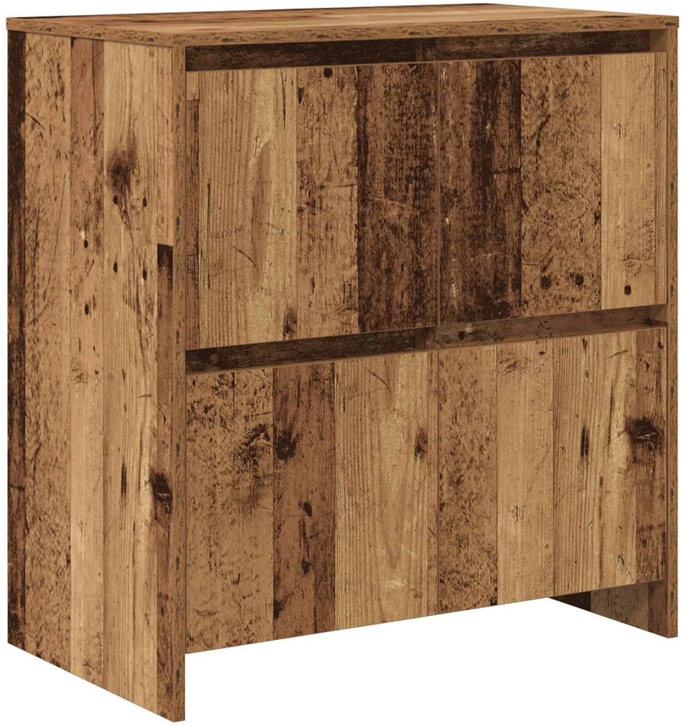 Servírovací skříň 3 ks Staré dřevo 70 x 41 x 75 cm 3393156